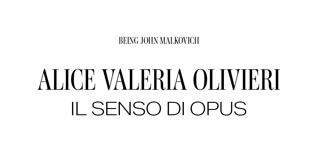 IL SENSO DI OPUS, A.V. Olivieri | The Italian Review